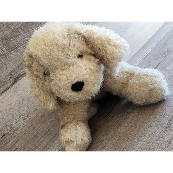 Unbranded | Toys | Vintage Tan Lab Poodle Plush Tan Black Hair ...